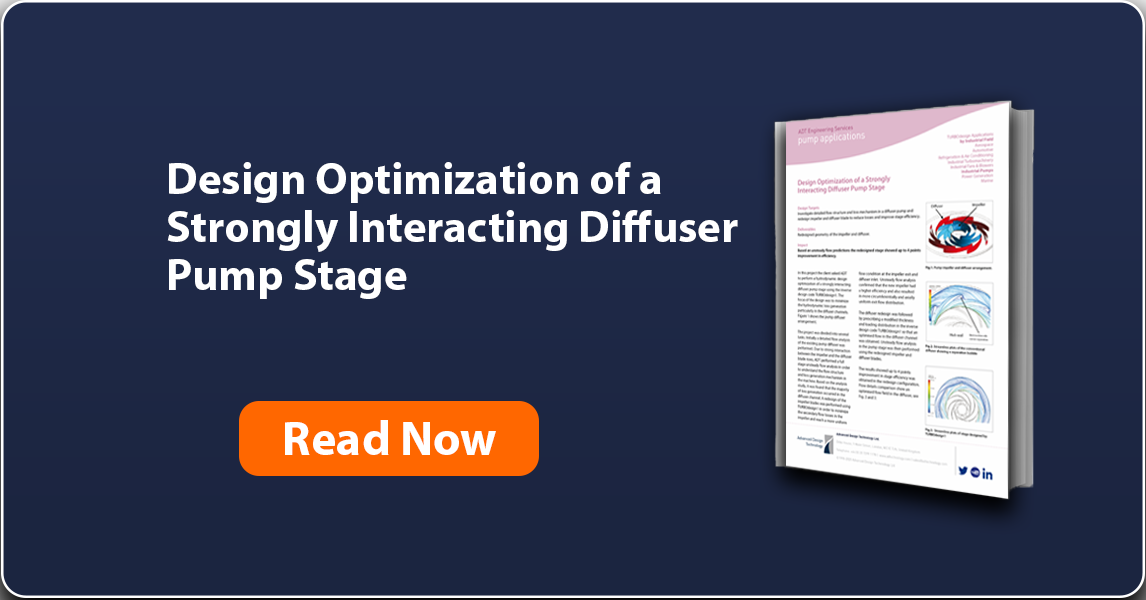 Design of a Strongly Interacting Diffuser Pump Stage